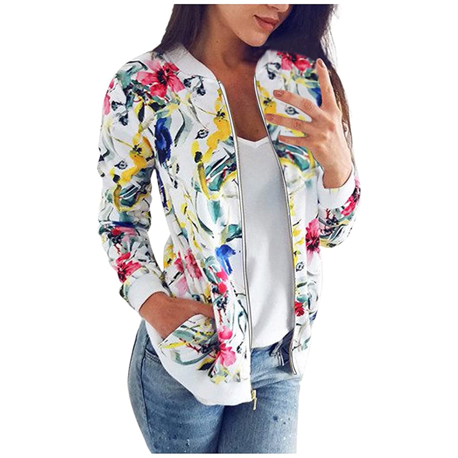 yoeyez Summer Tops for Women 2025 Fashion Spring Jackets For Women ...
