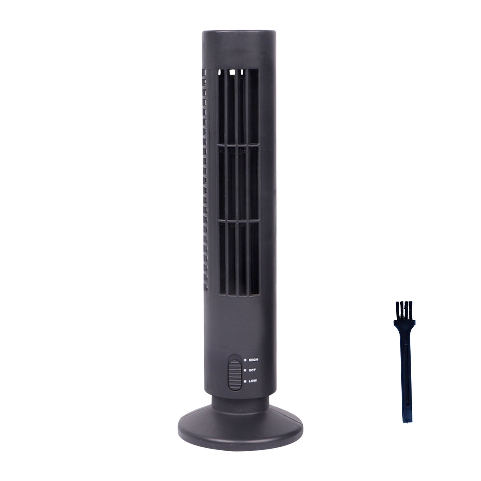 RoamHome 2024 New Desktop Bladeless Tower Fan USB Rechargeable, 3-Speed ...