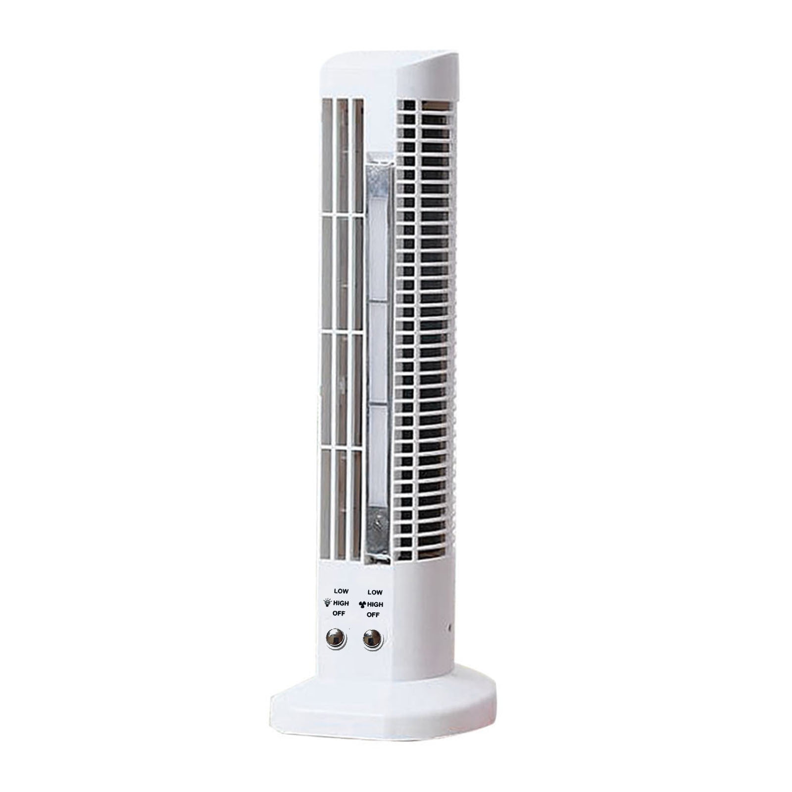 RoamHome 2024 New Desktop Bladeless Tower Fan USB Rechargeable, Long ...
