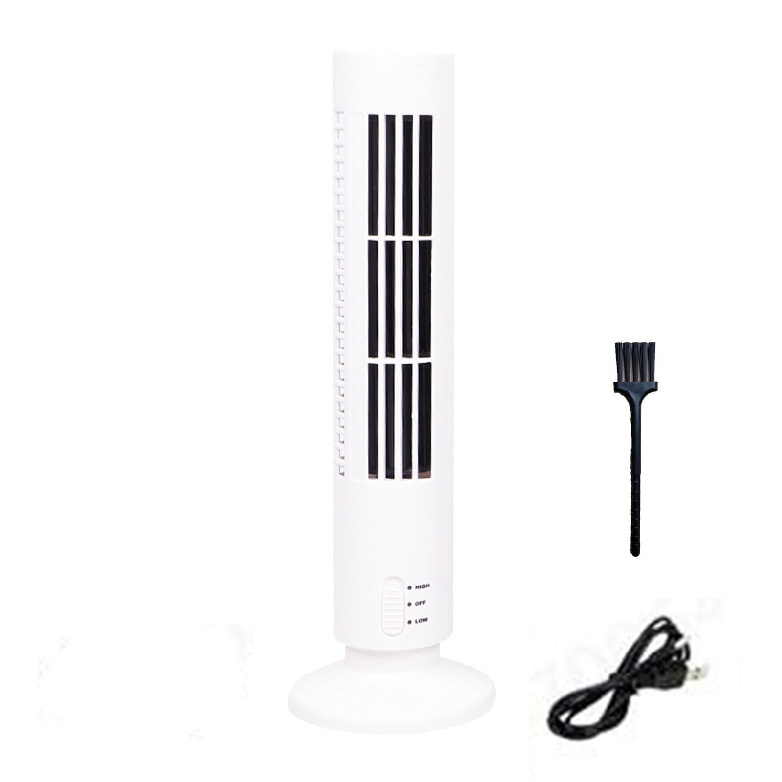 RoamHome 2024 New Desktop Tower Fan USB Rechargeable, Battery Powered ...