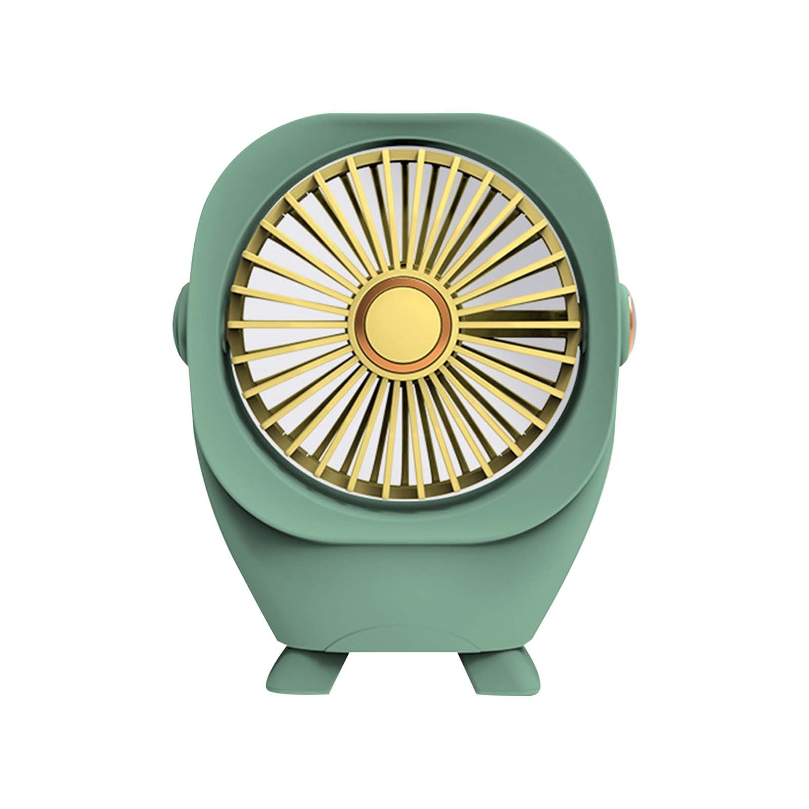 RoamHome Cartoon Portable Desk Fan 2-Gear Desktop Mini Fan, Mute USB ...