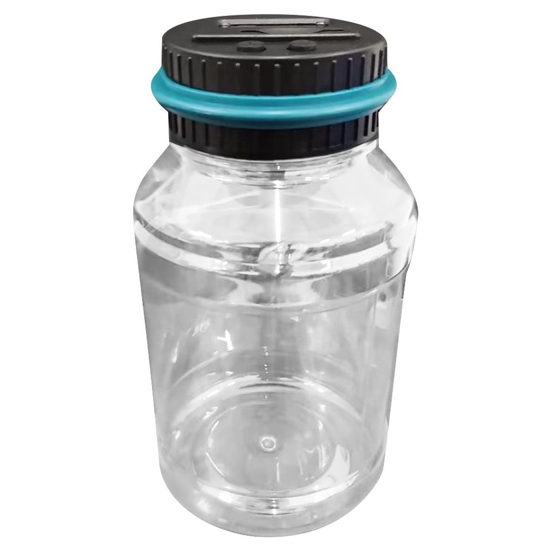 yongmandr Clear Digital Coin Savings Jar with LCD Counter - Large 2.5L ...