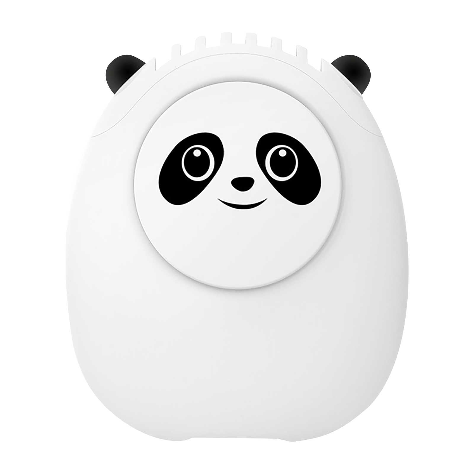 RoamHome Cute Bear Electric Portable Neck Fan Earphone Design, Wearable ...