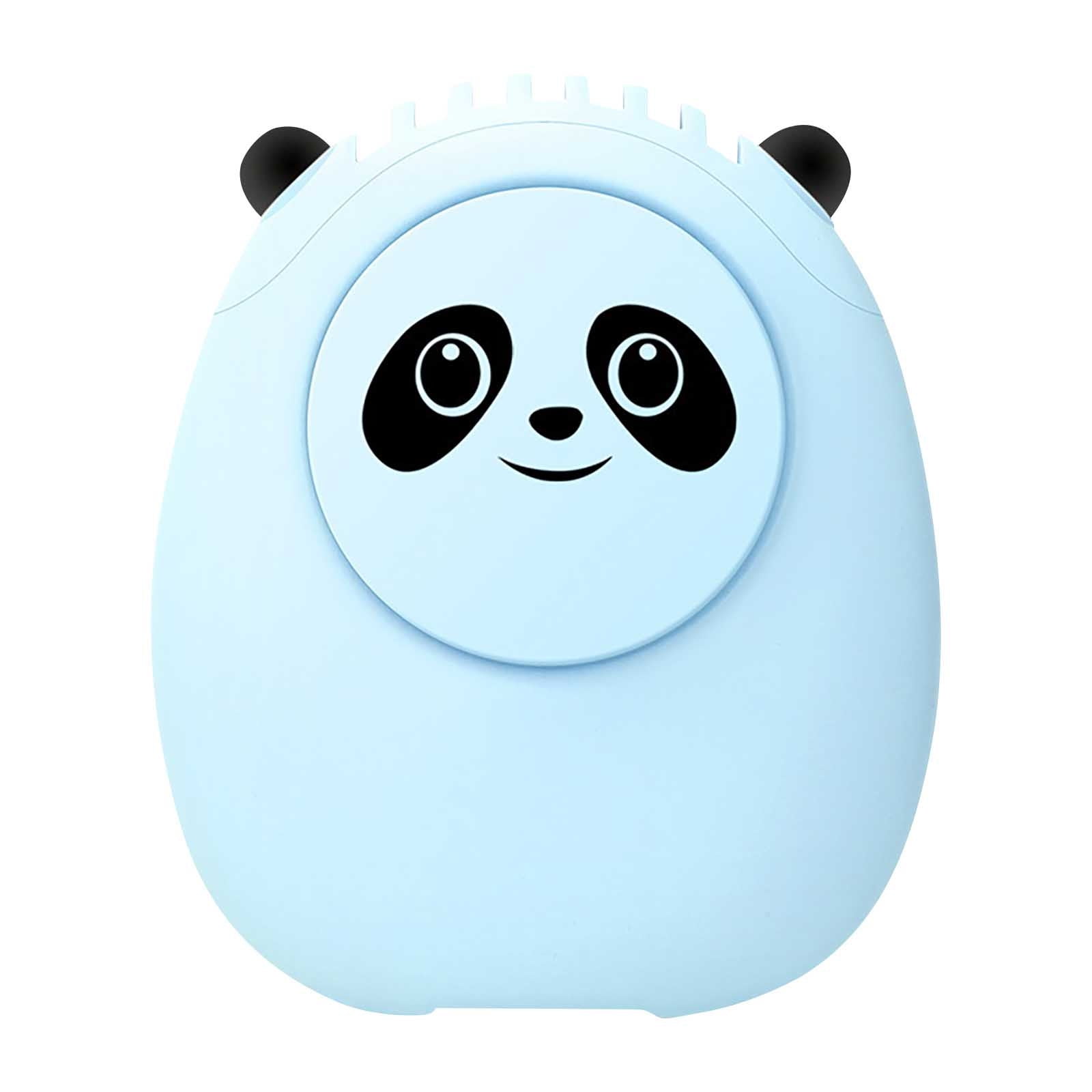 RoamHome Cute Bear Electric Portable Neck Fan Earphone Design, Wearable ...