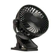 Treva 10 inch Desk Electric Fan, Cordless, Battery Operated with USB, 2 ...