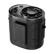 RYOBI ONE+ 18V 7-1/2 in. Outdoor Misting Fan Kit with 1.5 Ah Battery ...