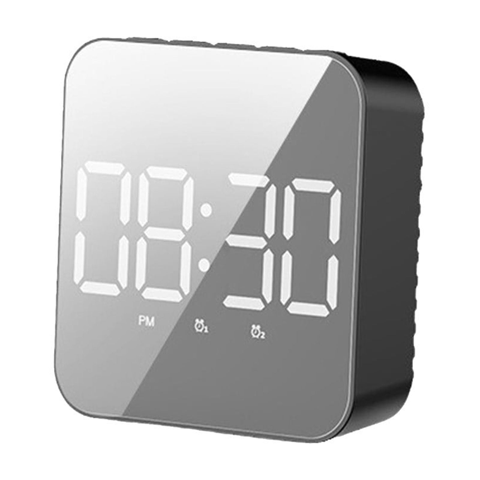RoamHome Home Mini Clock with LCD Digital Display, Luminous Small Alarm ...