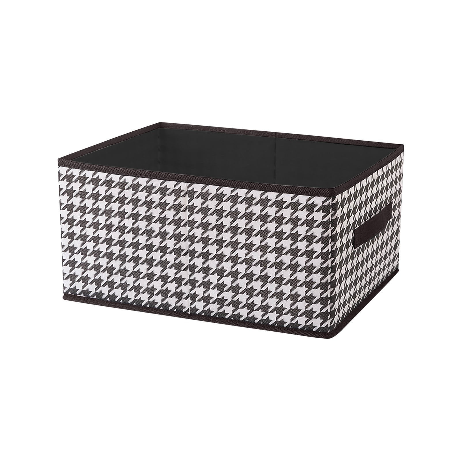 yongmandr Large Fabric Storage Box with Handle - Sturdy & Collapsible ...