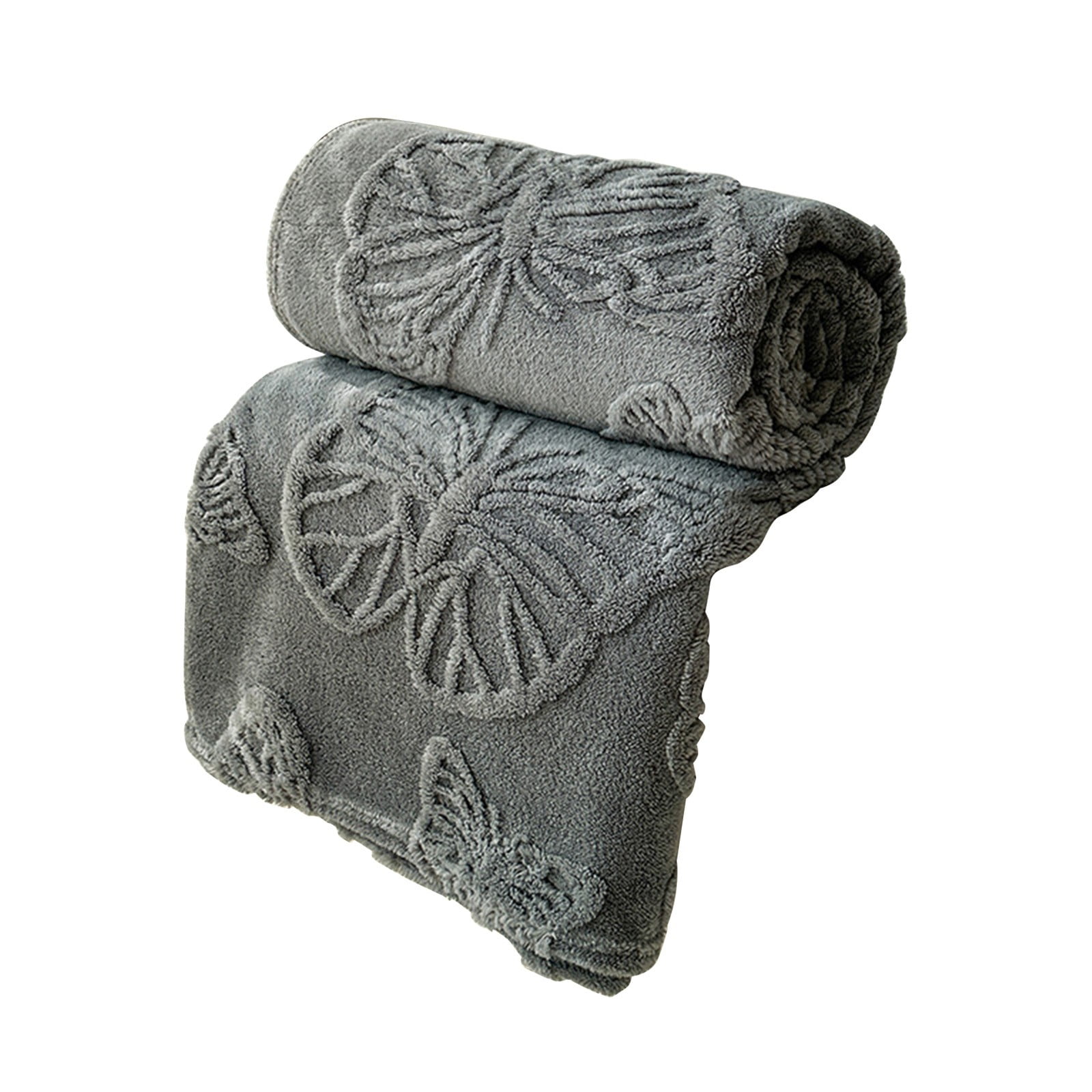 RoamHome Polyester Throw Blankets Solid Color Coral Velvet Decorative ...