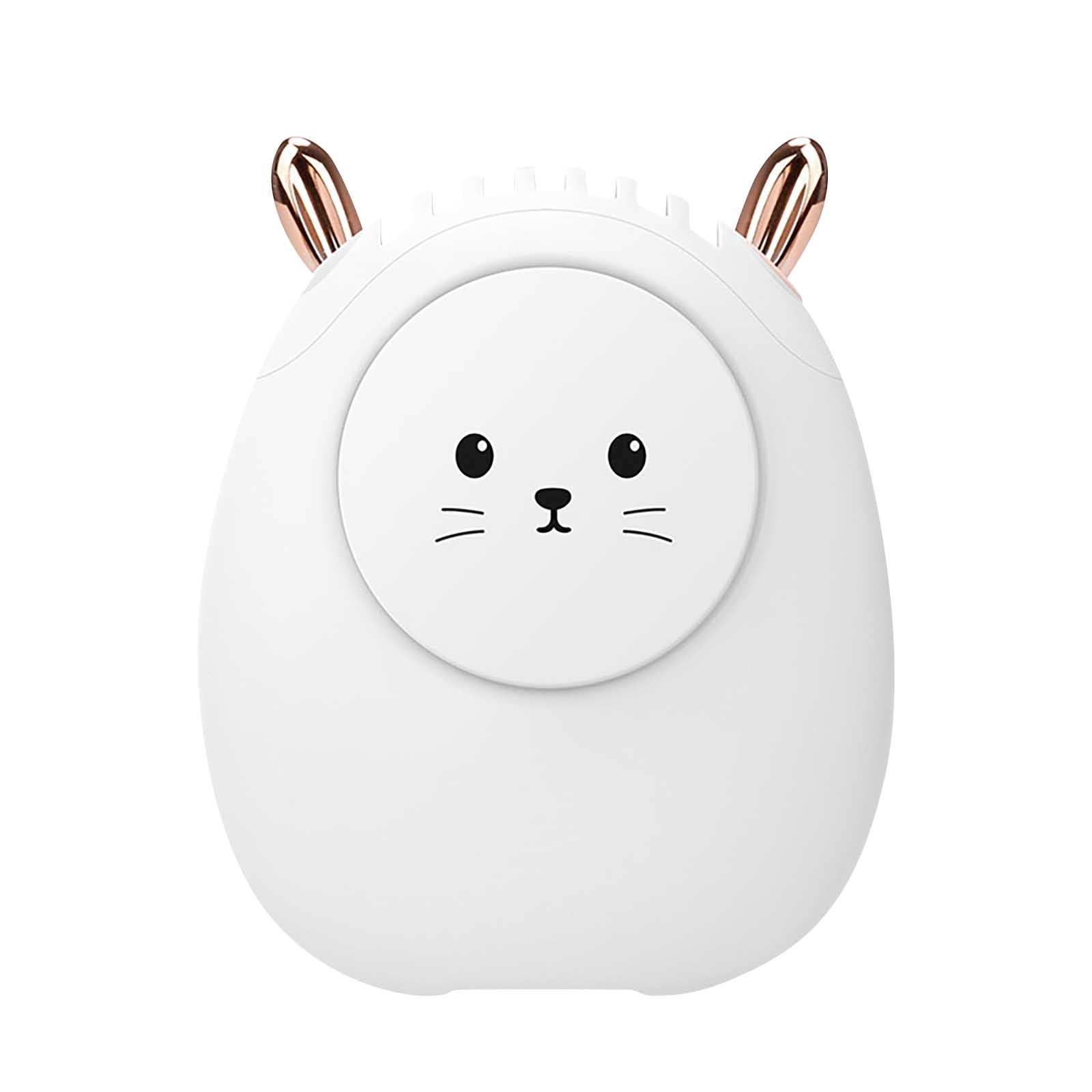 RoamHome Rabbit Electric Portable Neck Fan Earphone Design, Wearable ...