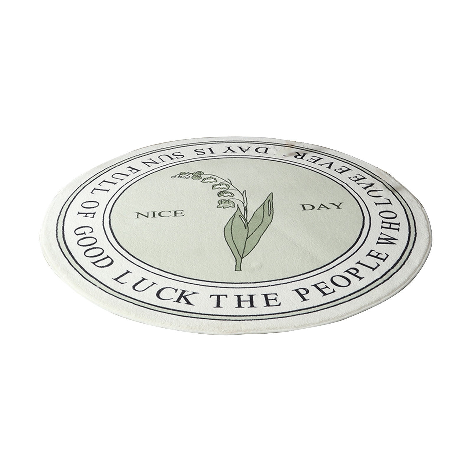 RoamHome Round Area Rugs for Living Room Plush Non-Slip Carpet for ...