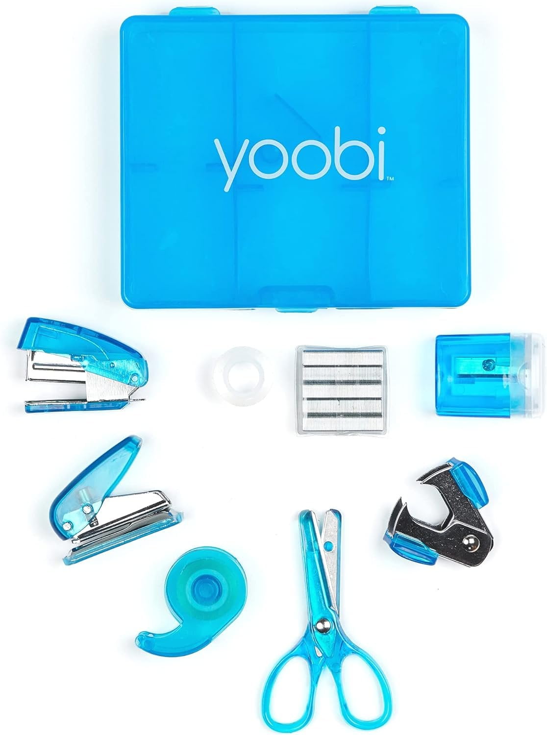 yoobi blue flat mini supply kit - Walmart.com