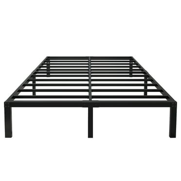 Tslinn Queen Size Metal Platform Bed Frame with Iron Slats, Headboard ...