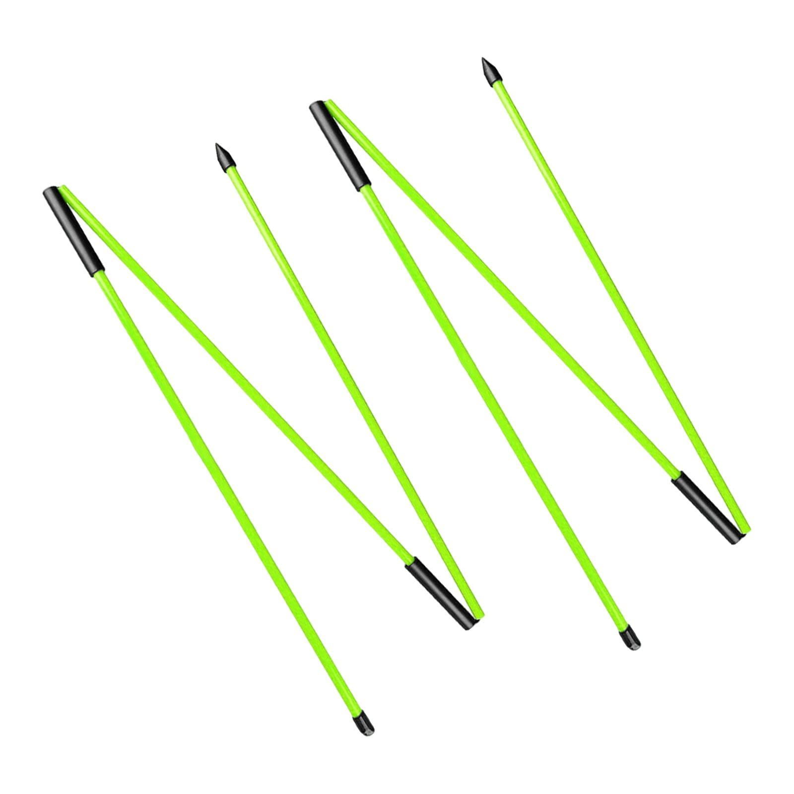 yotijar 2 Pieces Golf Alignment Sticks 48 inch for Swing Practice Golf ...