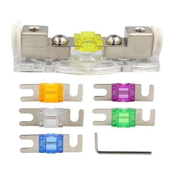yotijar 2xMini 120A Anl Fuse Holder with Fuse Wire Inline Fuse 12-32V ...