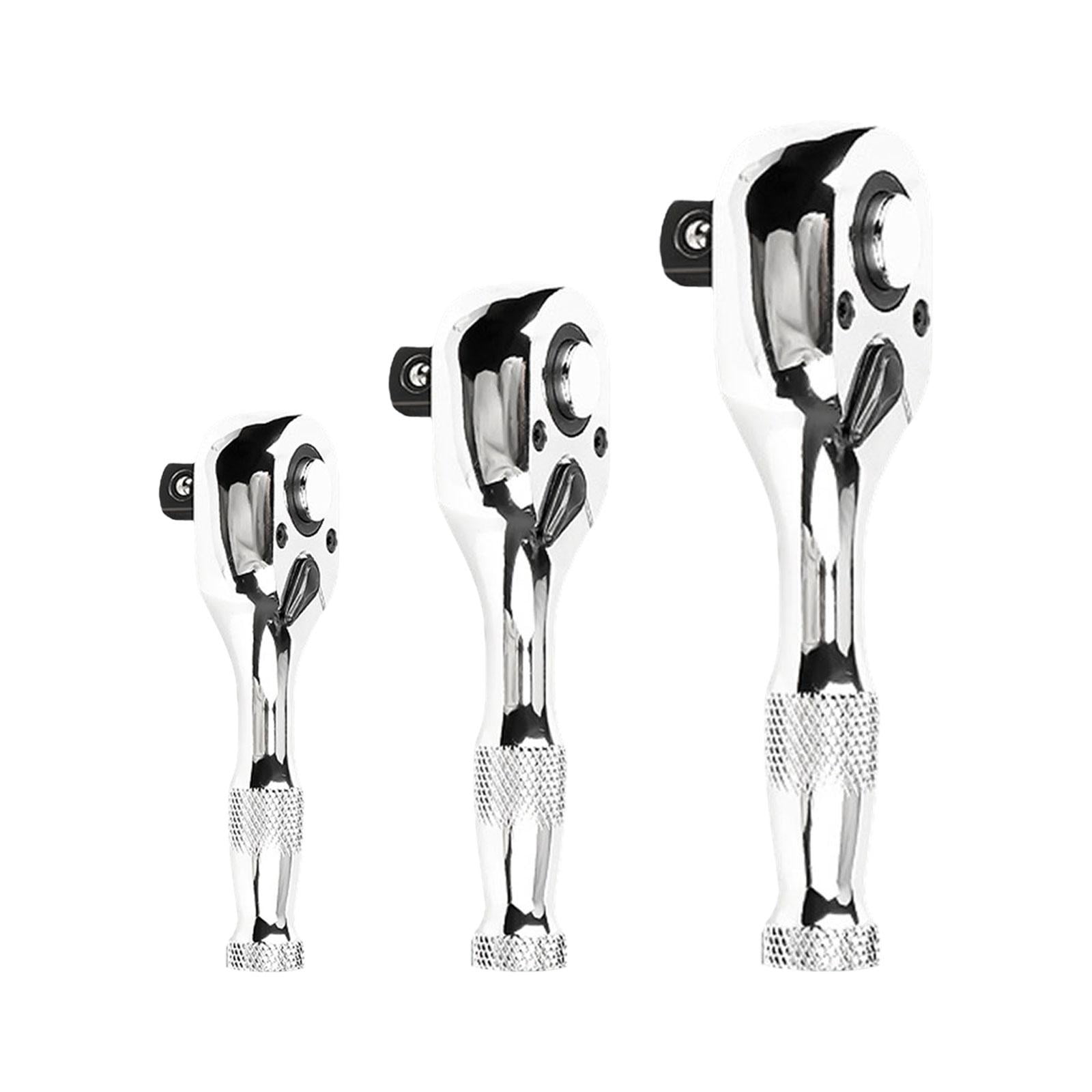 yotijar 3 Pieces Stubby Drive Ratchet Set Automotive Tool Comfort Grip ...