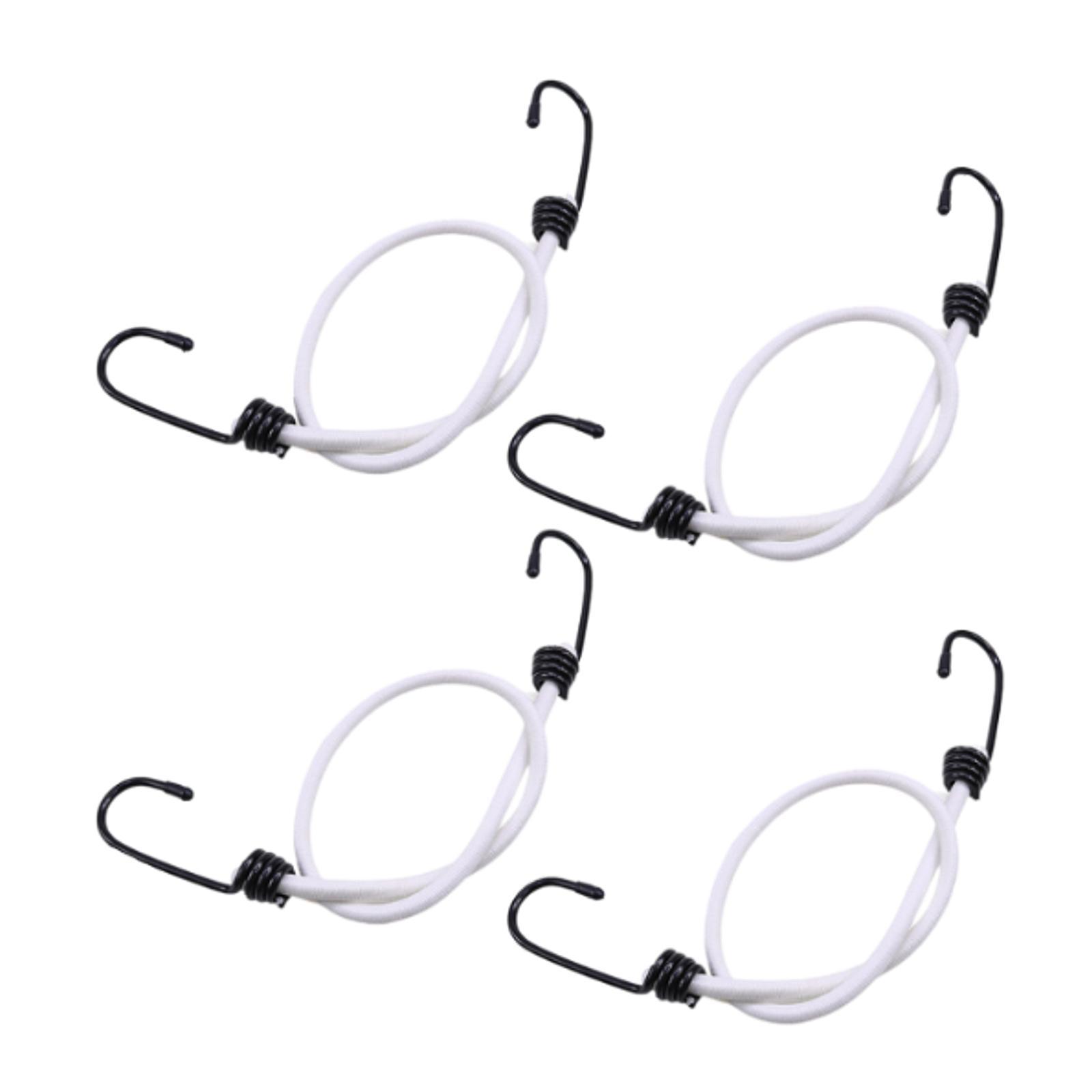 yotijar 4 Pieces Mini Bungee Cord Outdoor Bungee Strap for Tarps ...