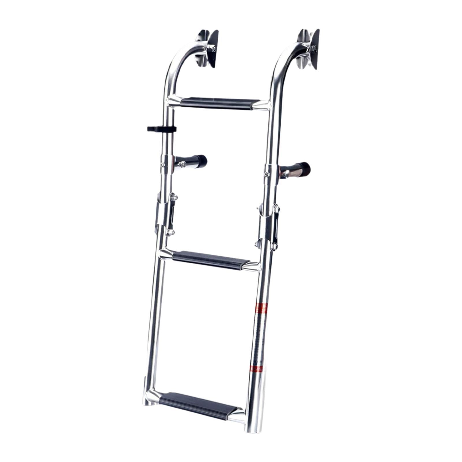 yotijar Boat Ladder Foldable Heavy Duty Vertical Accessories Transom ...