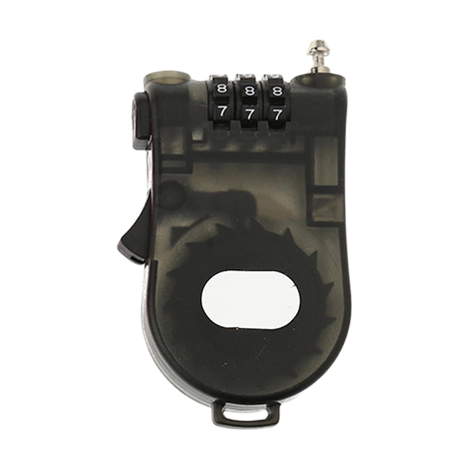 yotijar Cable Lock, Combination Lock, Multipurpose Mini Bike Lock ...