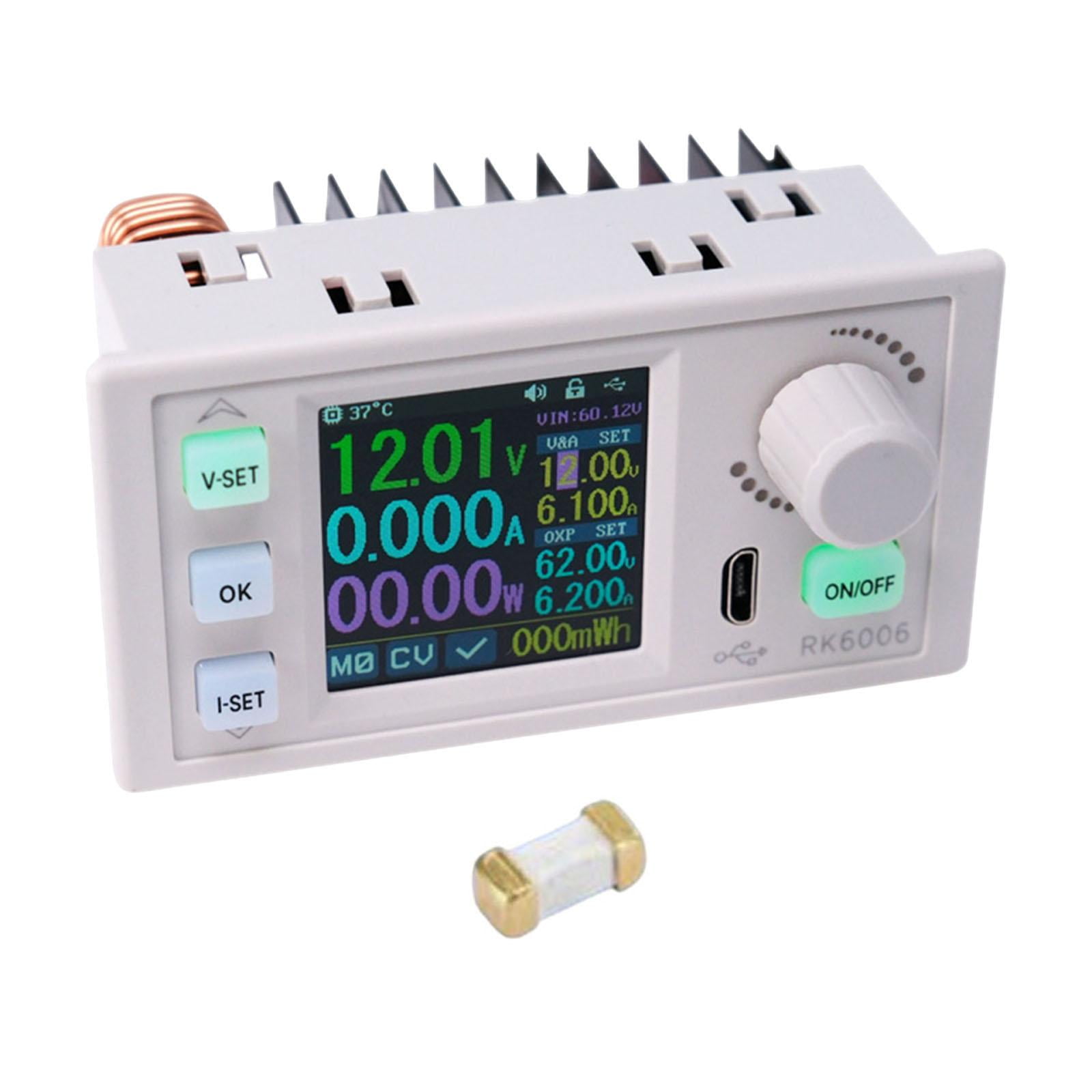 yotijar DC Regulator Panel Mount Easy to Use with 10A Fuse 60V 6A ...