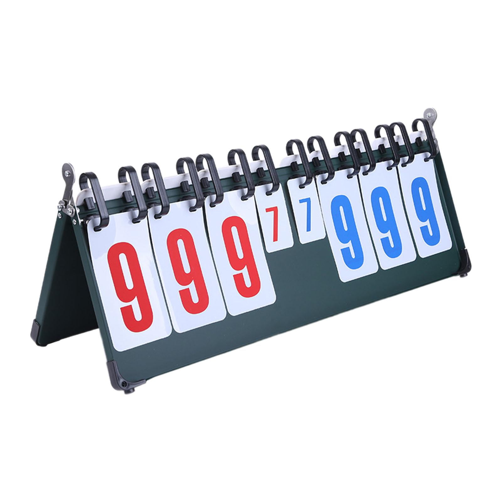 yotijar Flip Scoreboard Flip Score Board 8 digits Lightweight Score ...