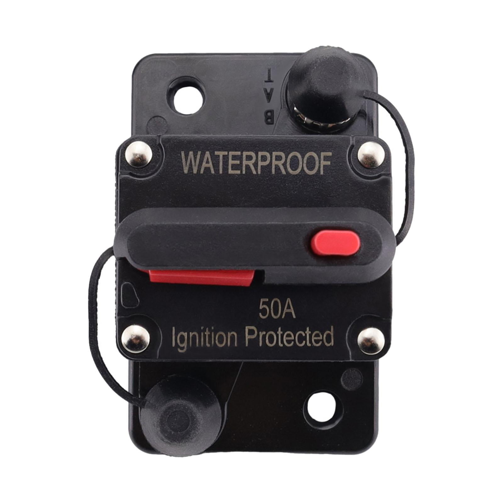 yotijar Marine Circuit Breaker with Manual Reset 12V-48V DC for ...