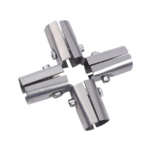 yotijar Stainless Steel Pipe Connector Pipe Clamp Connector Fasteners ...
