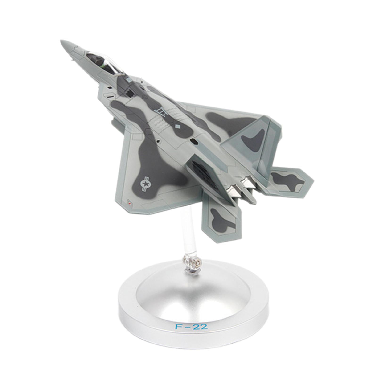 yotijay 1/100 Fighter Model Airplane Model with Stand Gift Simulation ...