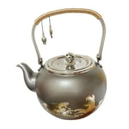 Korkmaz Perla Maxi Stainless Steel 1.2 Liter Tea Pot and 2 Liter Kettle ...