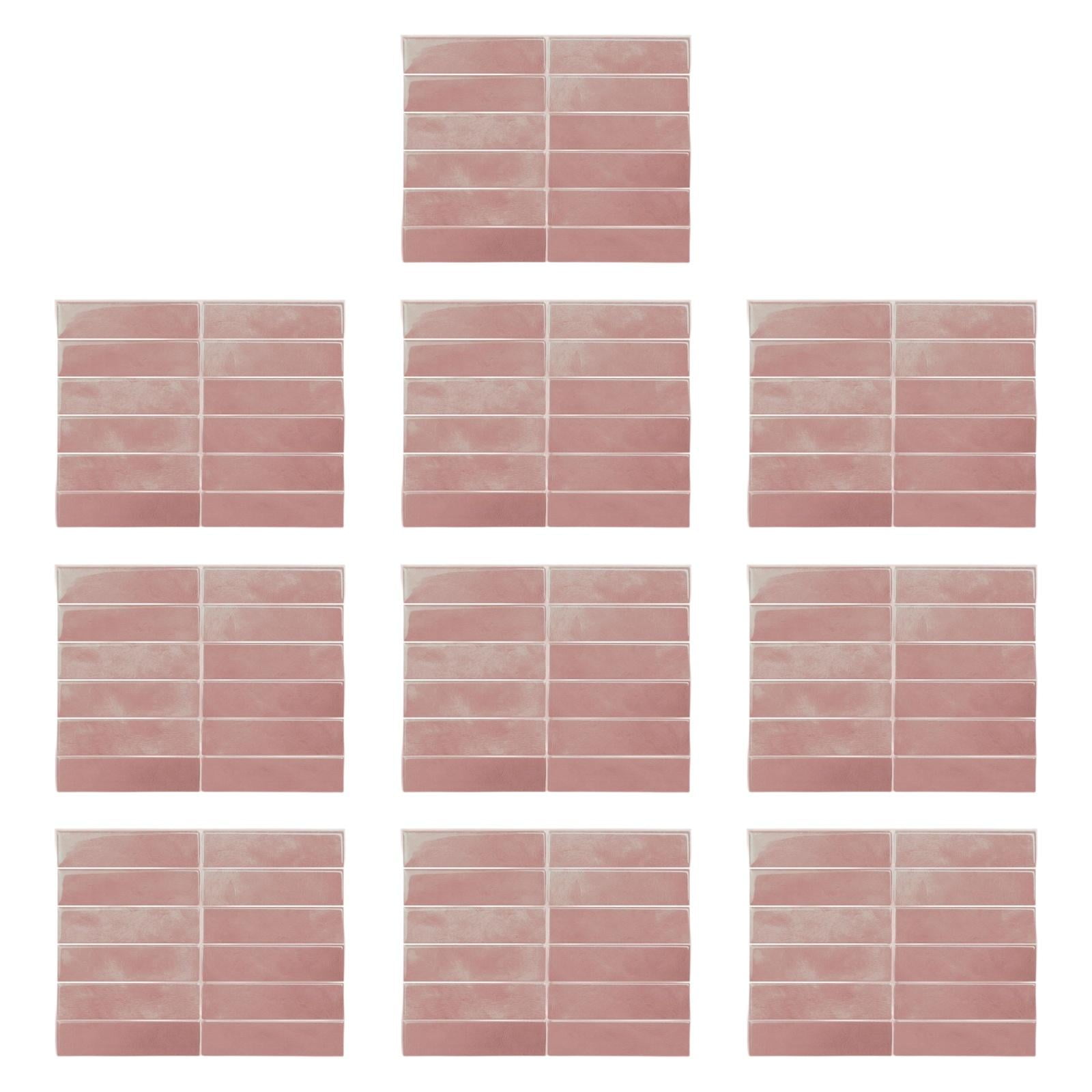 yotijay 10 Pieces 9 x11.4inch Wall Tiles High Temperature Resistant ...