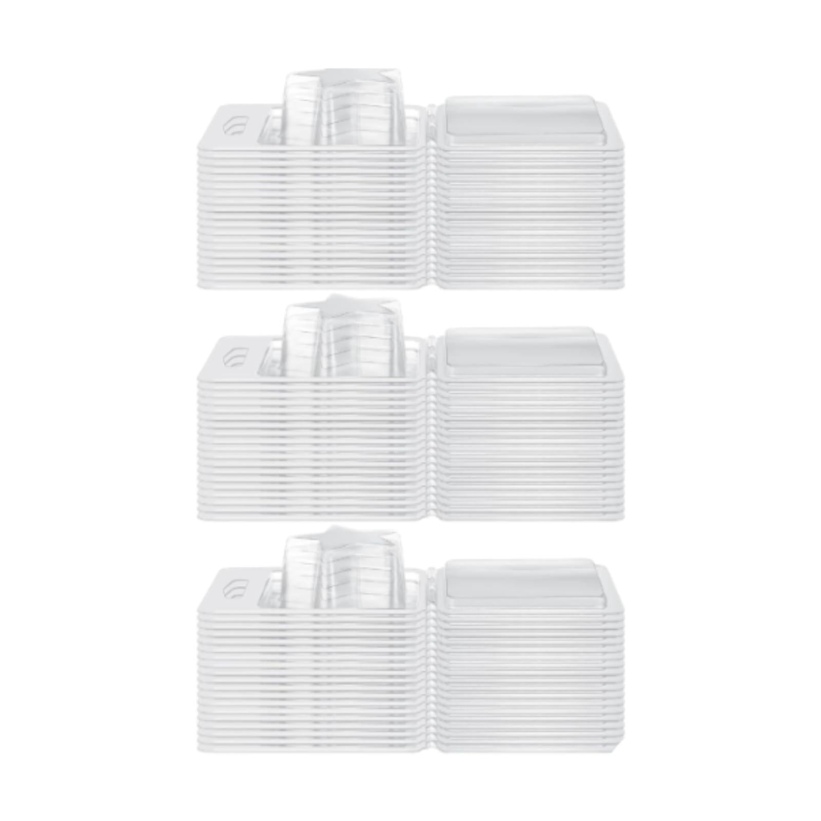 yotijay 100Pcs Melt Clam Moulds Handicraft Decoration Transparent ...