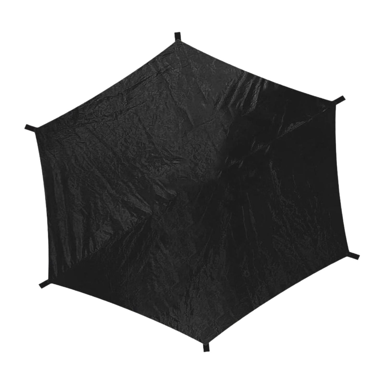 yotijay 10ft Trampoline Top Cover Black Awning for Outdoor Activities 6 ...