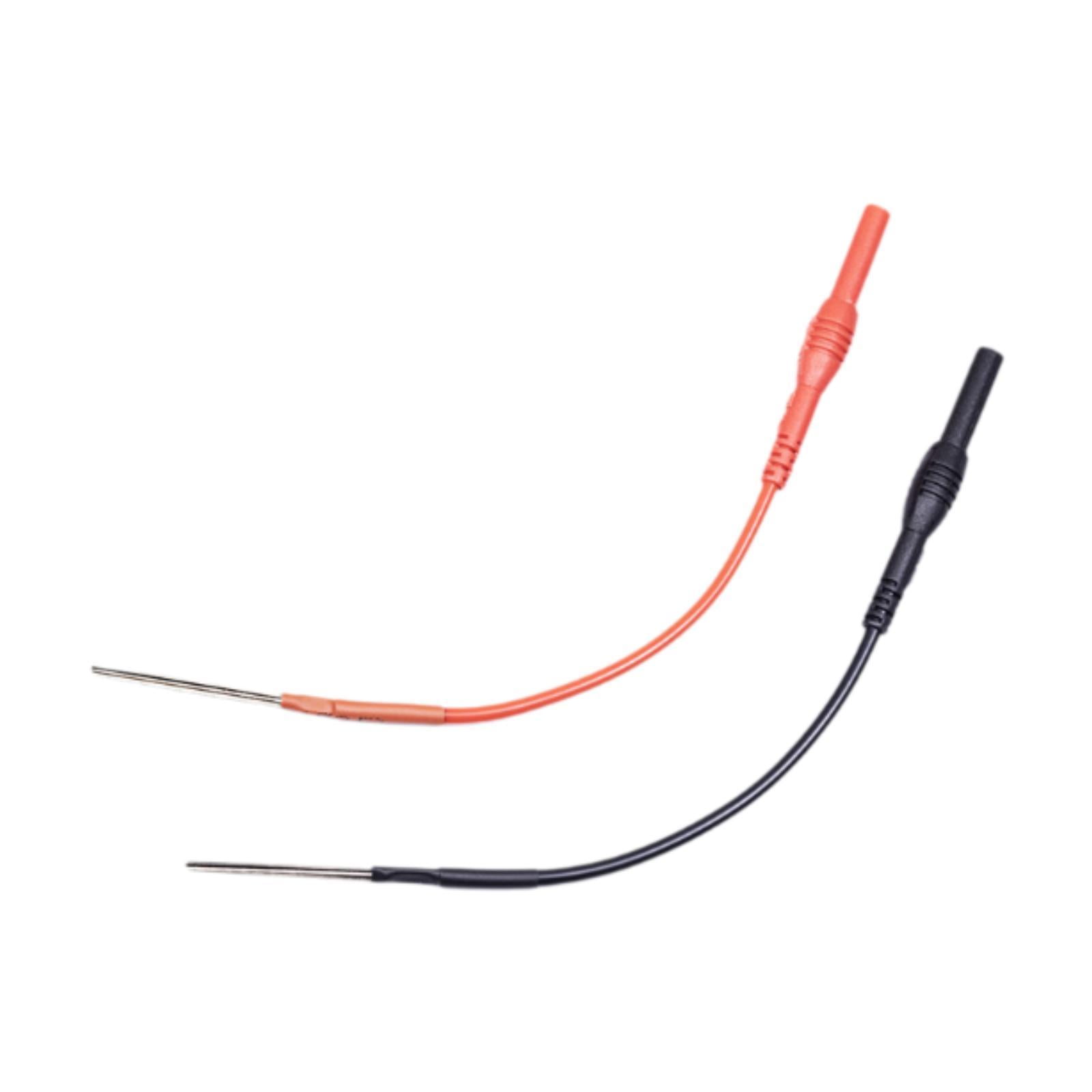 yotijay 2 Pieces Multimeter Hook Test Cable 4mm Banana Hole for ...