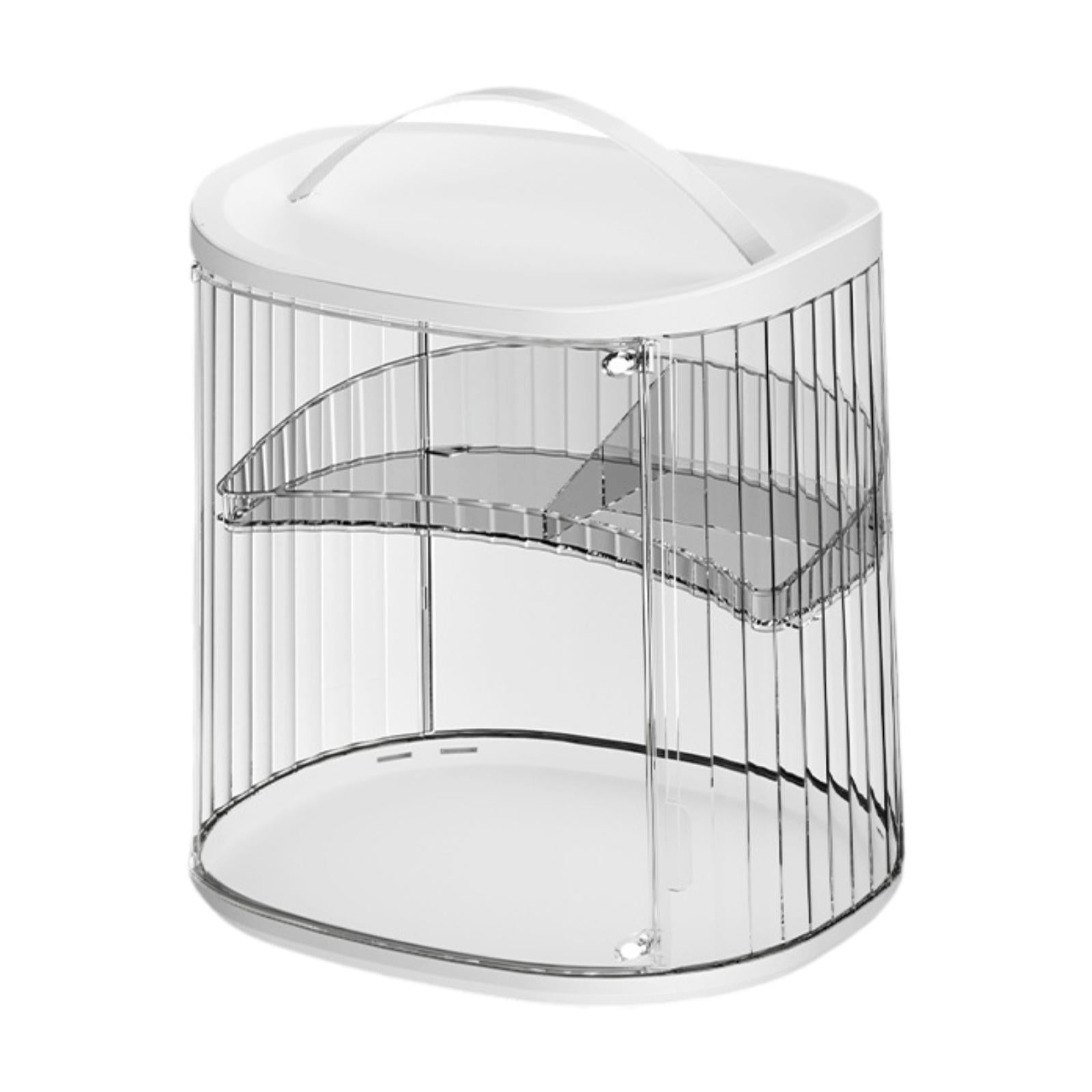 yotijay 2 Tier Cups Rack Cup Rack with Cover Fruits Tea Cup ...