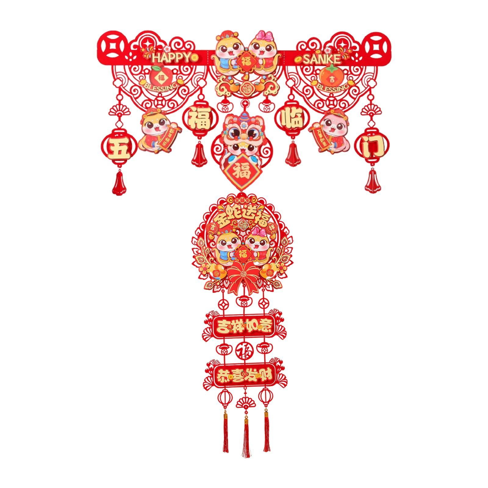 yotijay 2025 Chinese New Year Decorations Lunar New Year Pendant for ...