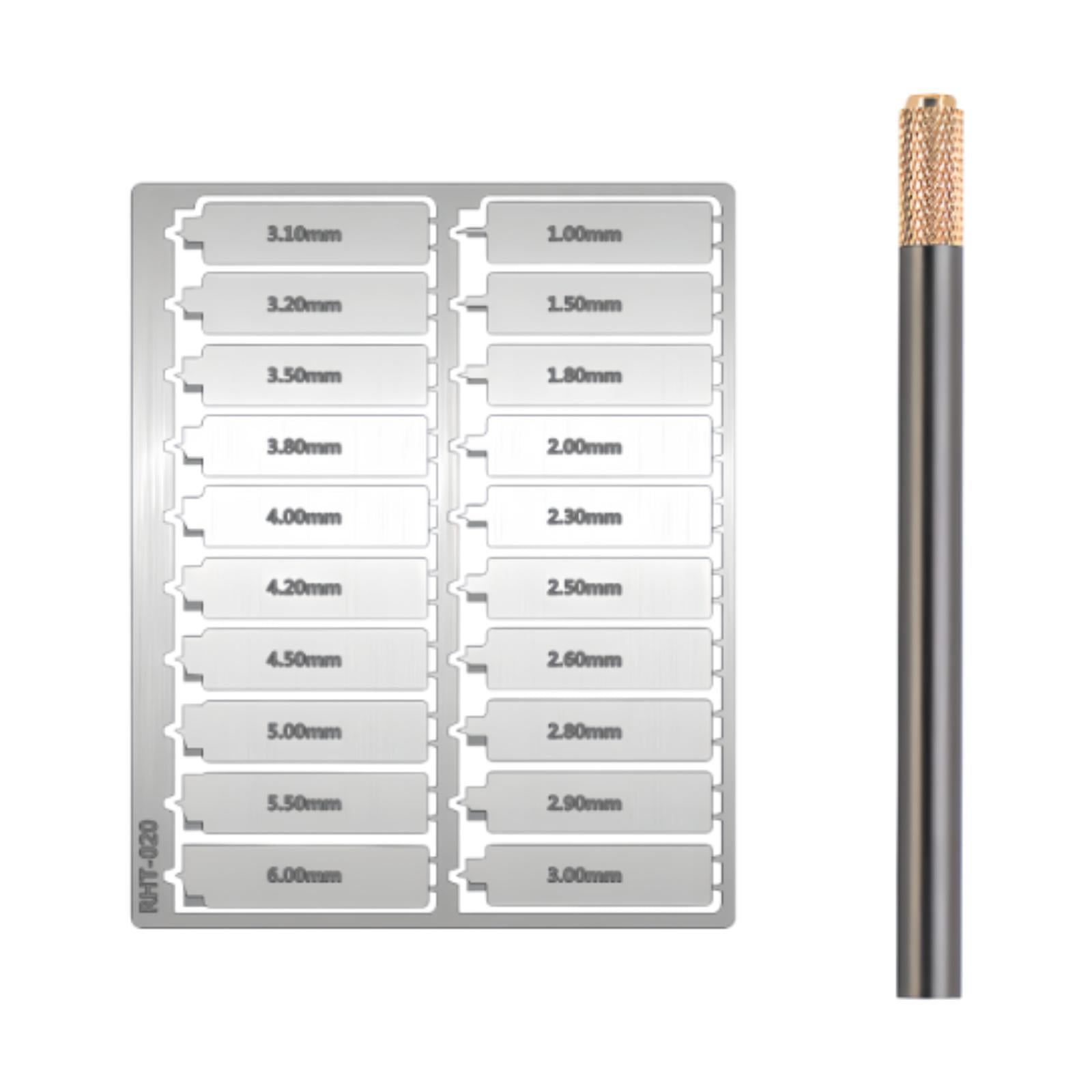 yotijay 20Pcs Modeler Basic Tools Flat Bottomed Circular Holes Maker ...