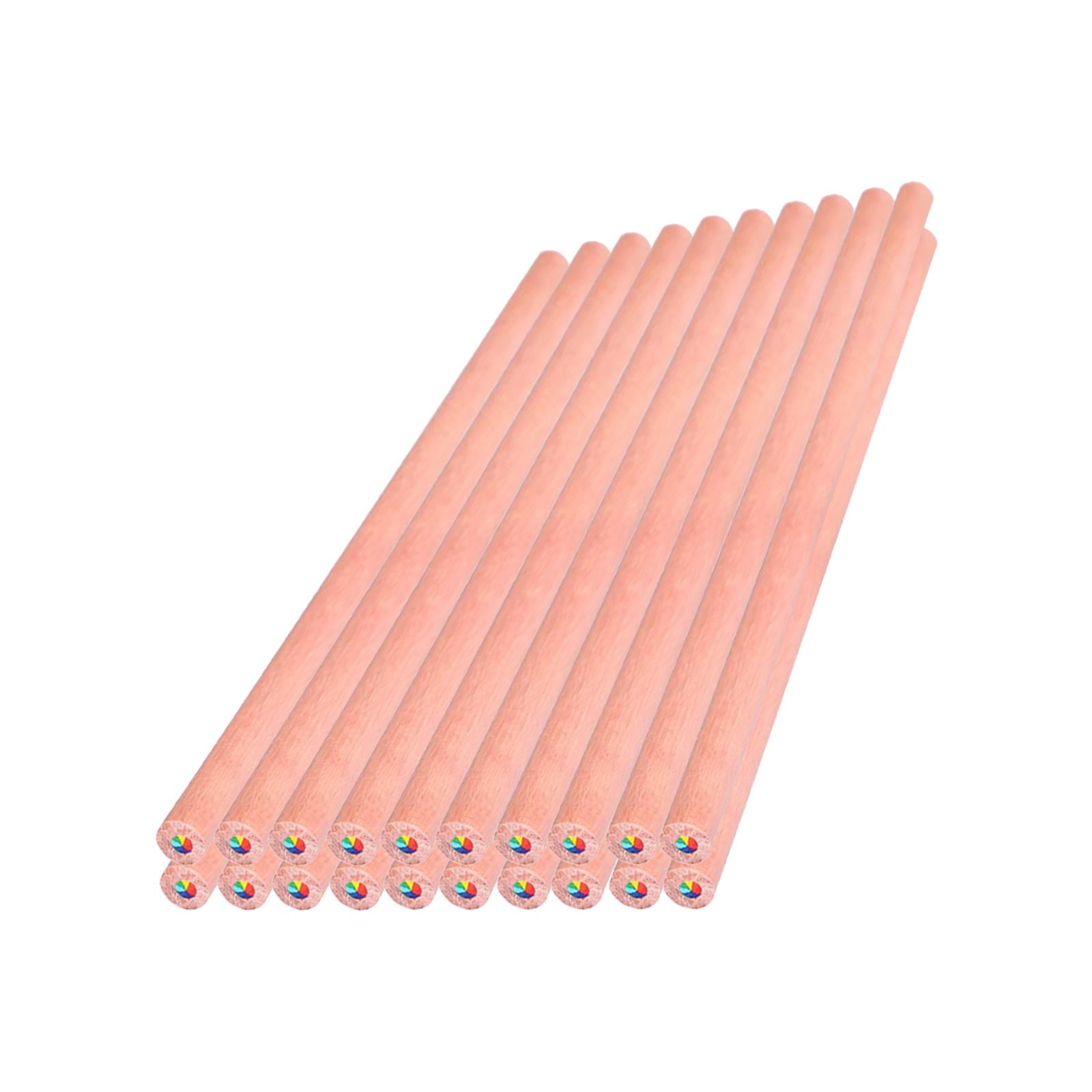 yotijay 20Pcs Rainbow Colored Pencils Multicolored Pencil Drawing ...