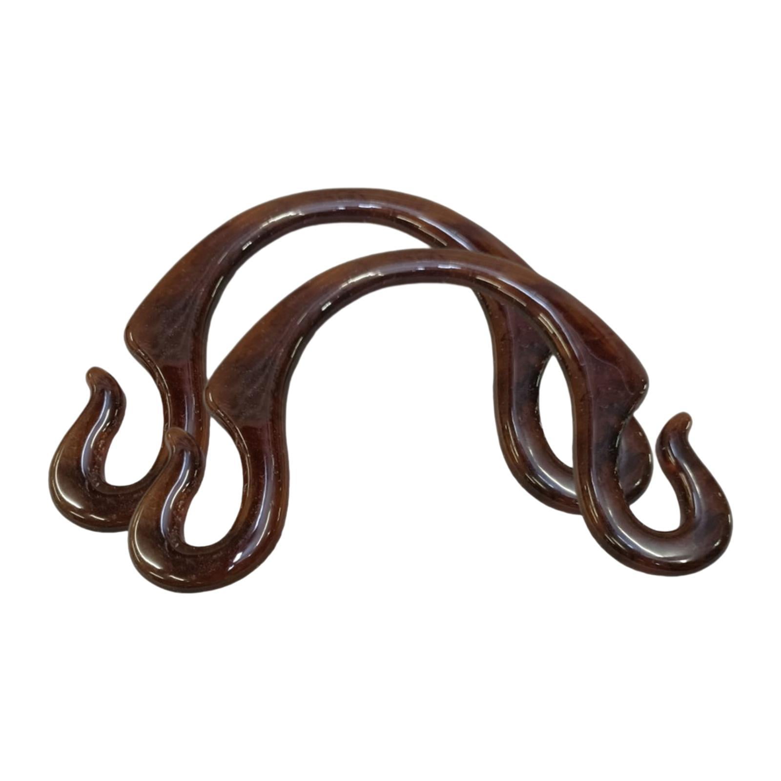 yotijay 2Pcs Resin Handbag Handles Replace Gift Supplies Spare Parts ...