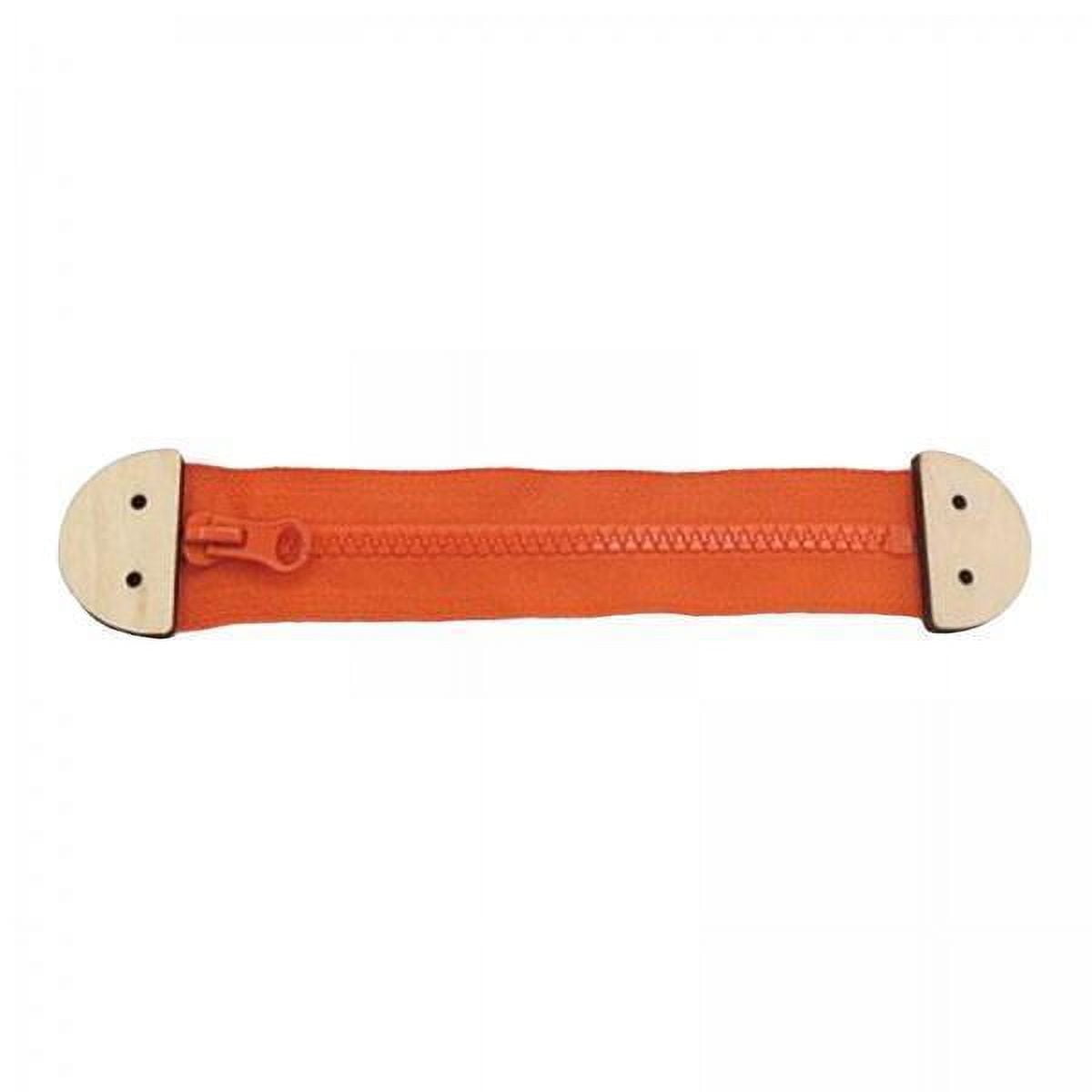 yotijay 2xBusy Board DIY Accessories Zipper Developmental Toddlers Learning Cognitive Orange ...