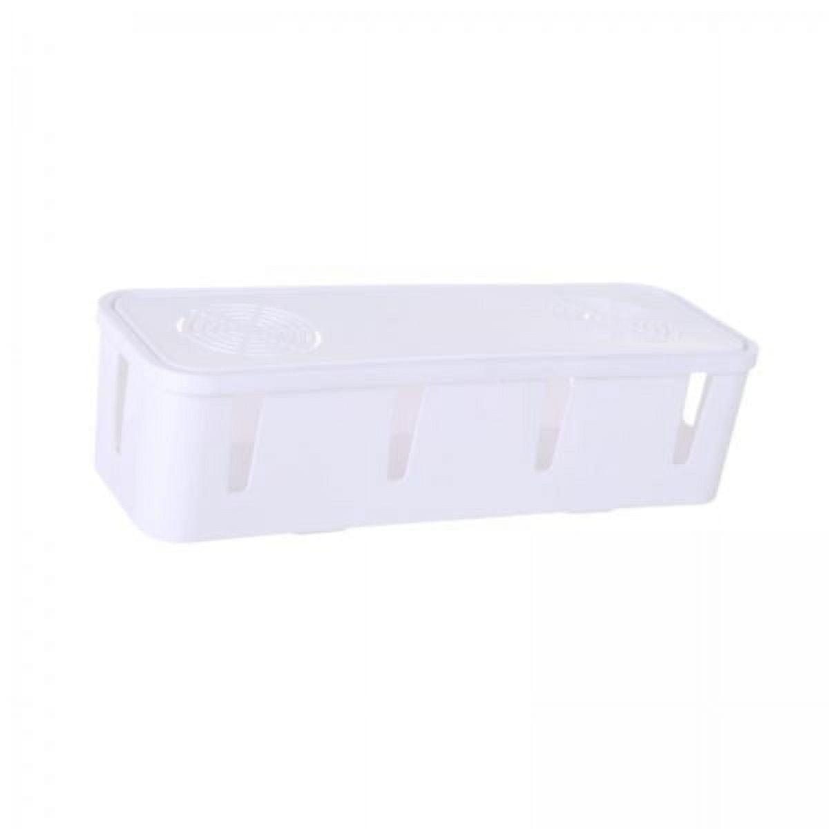 yotijay 2xCable Power Plug Storage Box Cable Organizer for Desktop ...