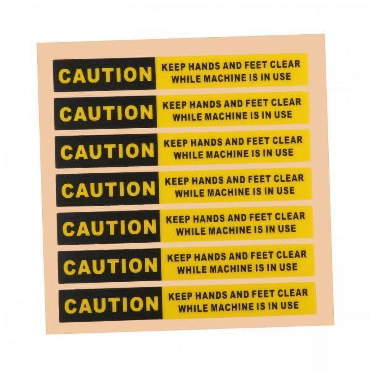 yotijay 2xFitness Equipment Caution Labels for Business Use Exercise ...