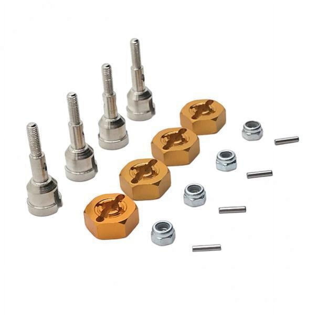 yotijay 2xUpgrade Wheel Conversion Set Axle for WLtoys 1/18 A959 RC Car ...
