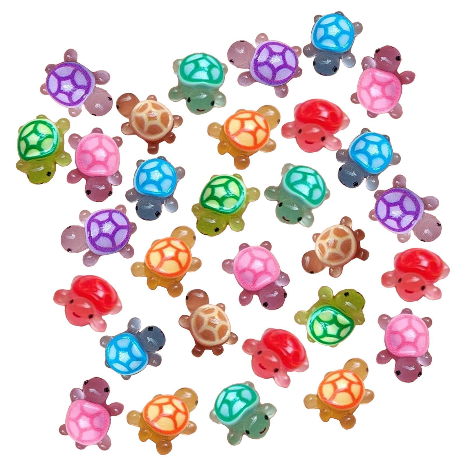yotijay 30 Pieces Sea Turtle Bead Charms Luminous Mini Sea Turtle Glow ...
