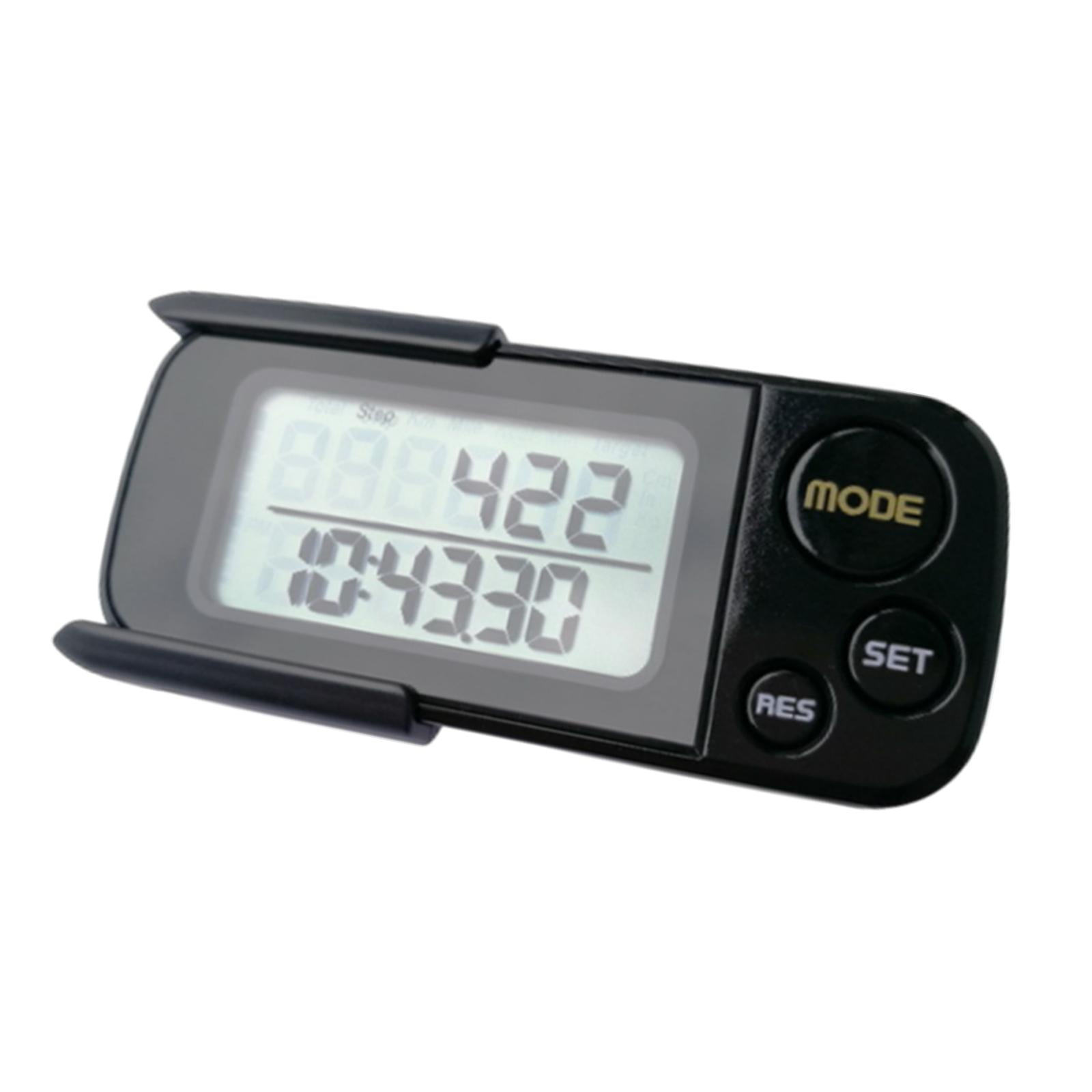 yotijay 3D Pedometer Counter Digital Display Tally Counter Calorie ...