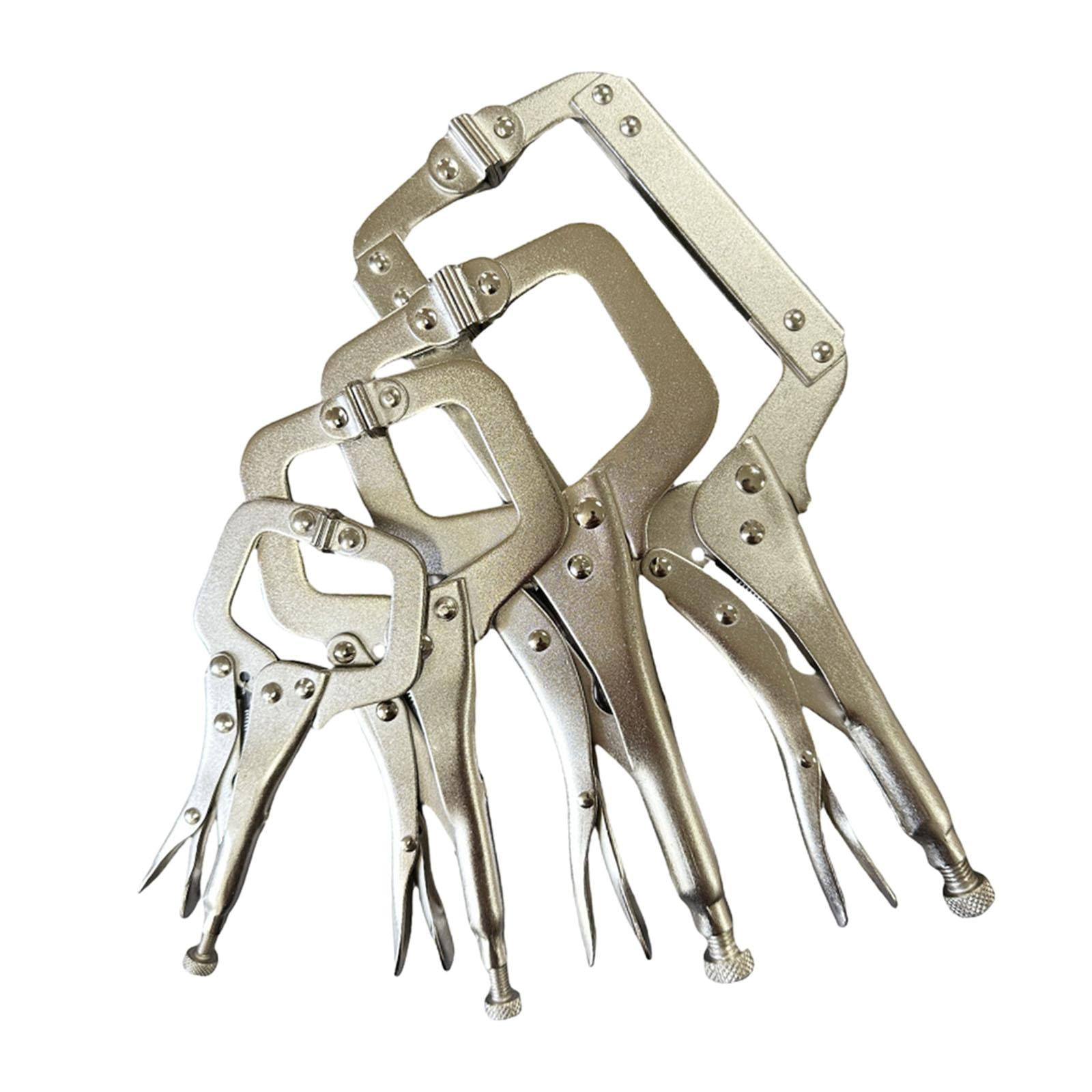 yotijay 4 Pieces Metal Face Clamps Stable Welding Clamps for Craftsmen ...