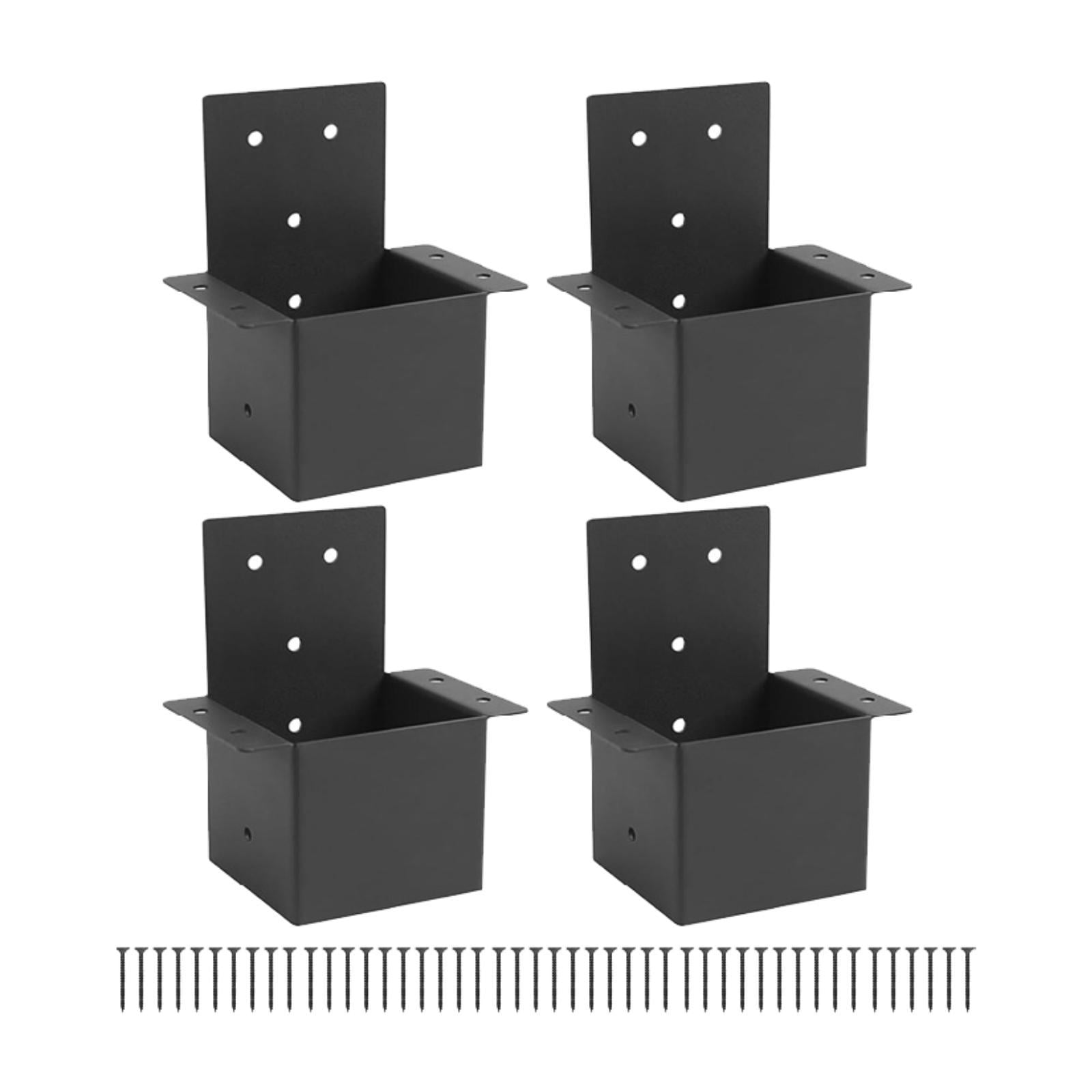 yotijay 4 Pieces Pergola Brackets 4"x4"(actual 3.6"x3.6") Rafter ...