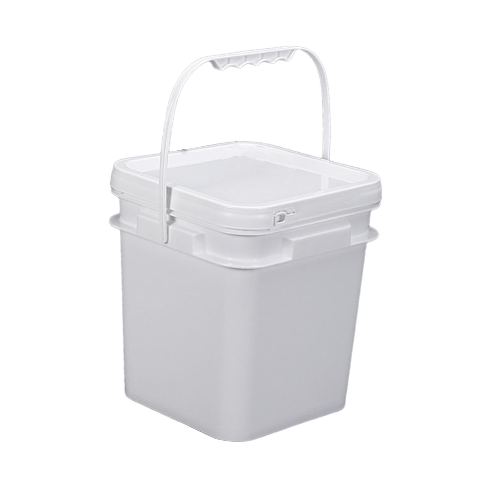 yotijay 4L Square Bucket All Purpose Pail Food Storage Container with ...