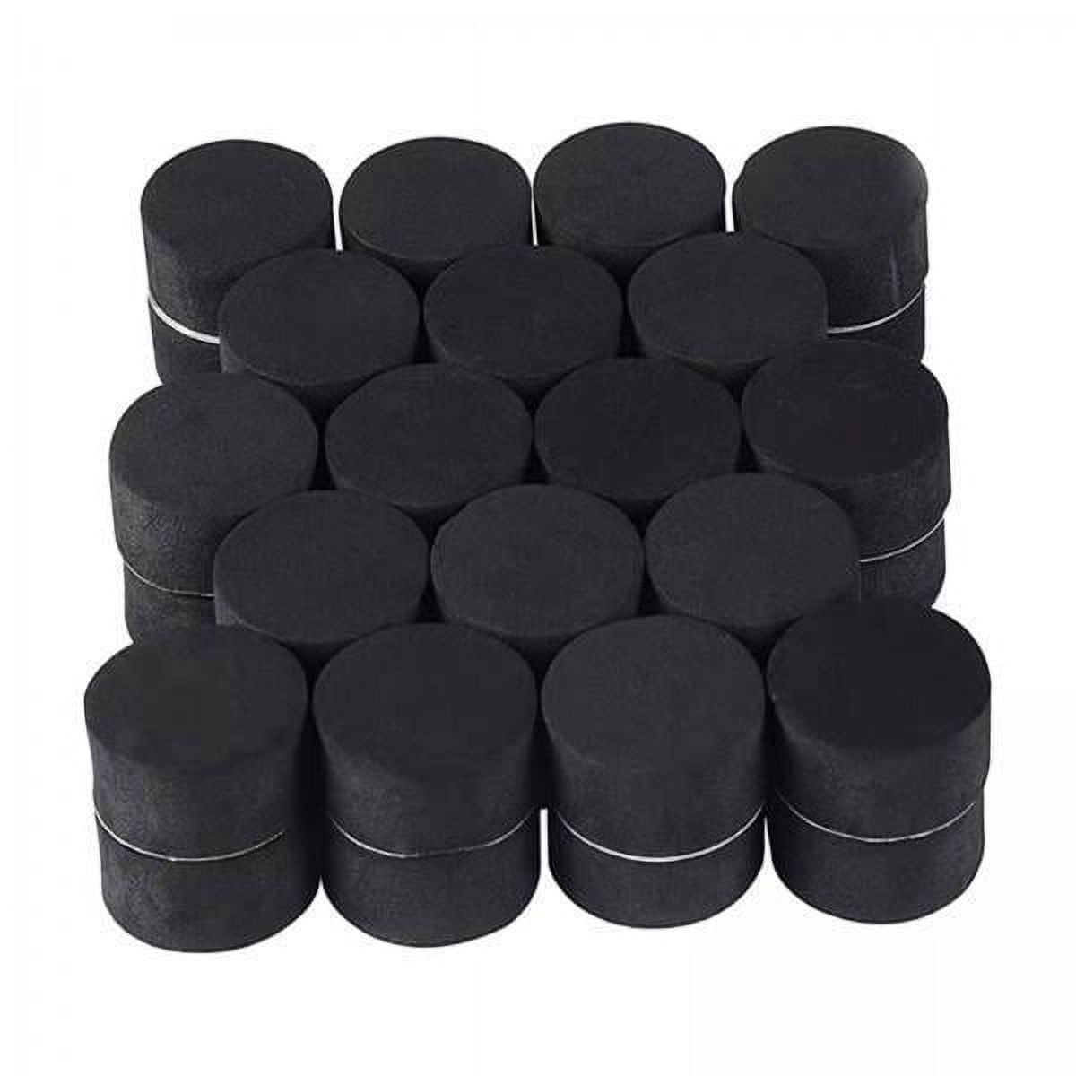 yotijay 4x40x Flower Pot Feet Single Sided Adhesive Invisible EVA Black ...