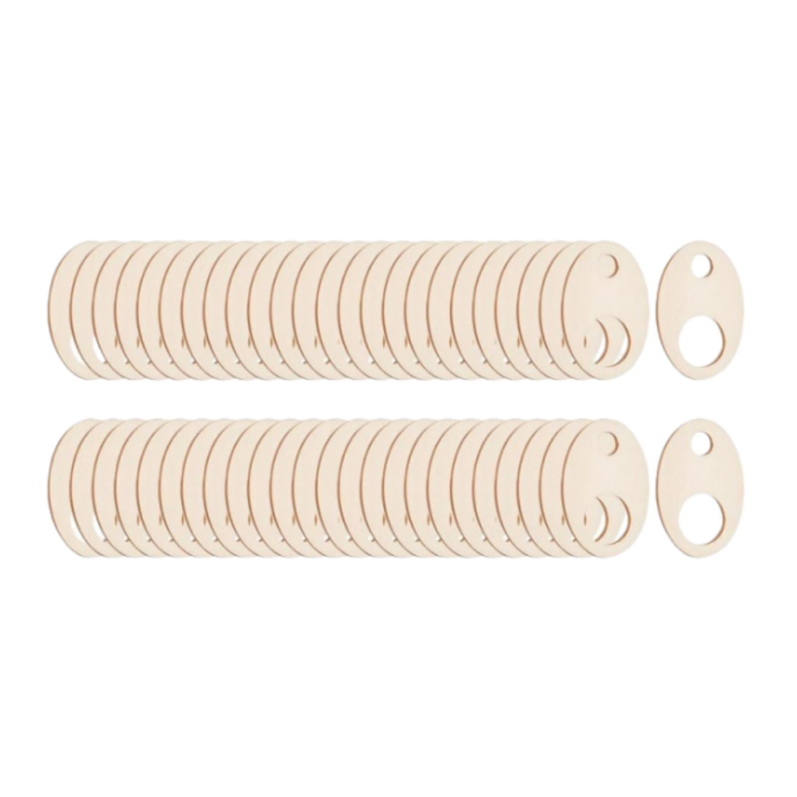 yotijay 50 Pieces Wood Thread Drops Bobbin Drops for Enthusiasts DIY ...