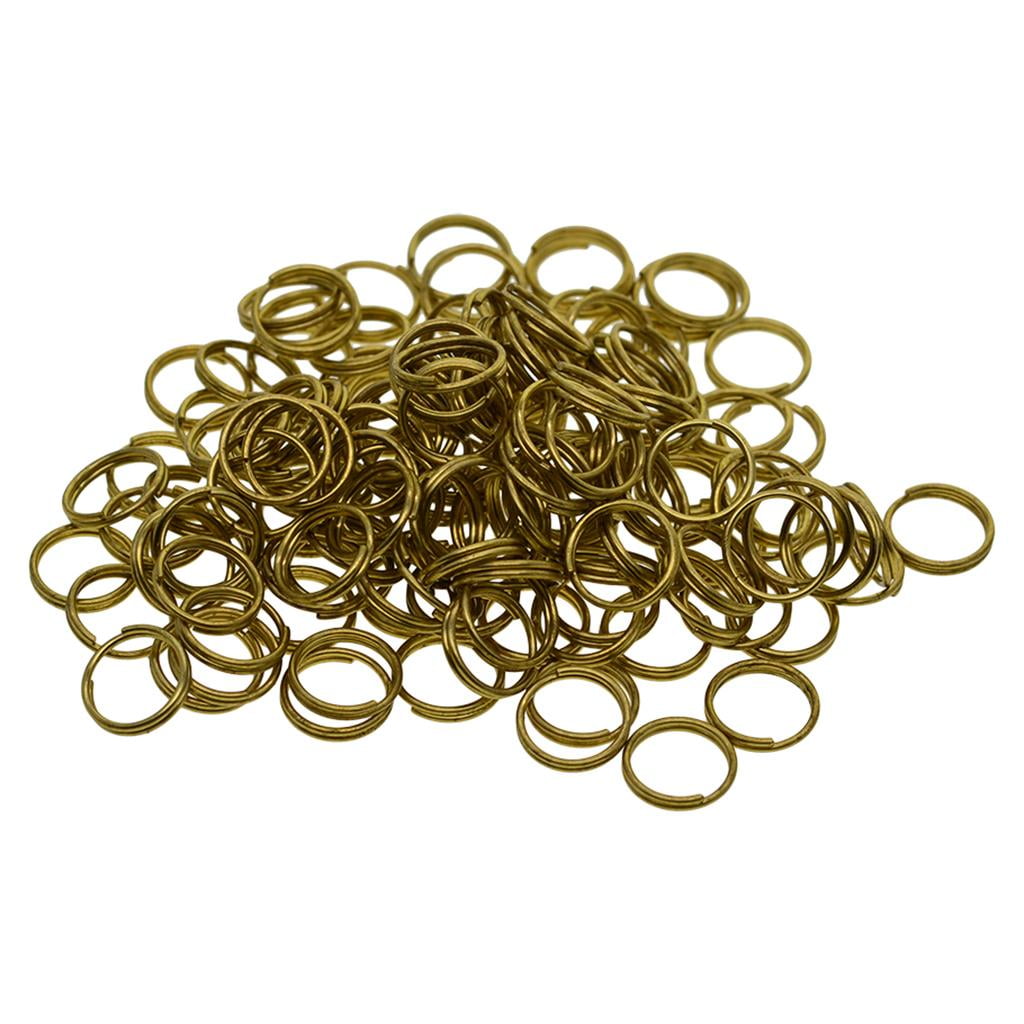 yotijay 50Pcs Split Brass s DIY Jump s Round Double Tackle - Walmart.com